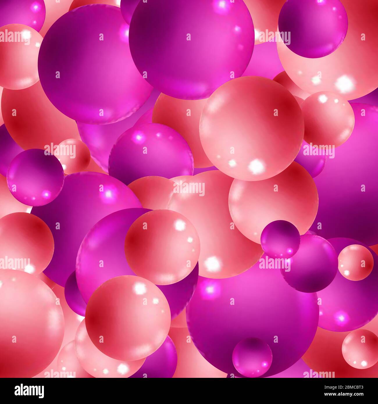 Colorful balls background. Vector background made with gradient meshes ...
