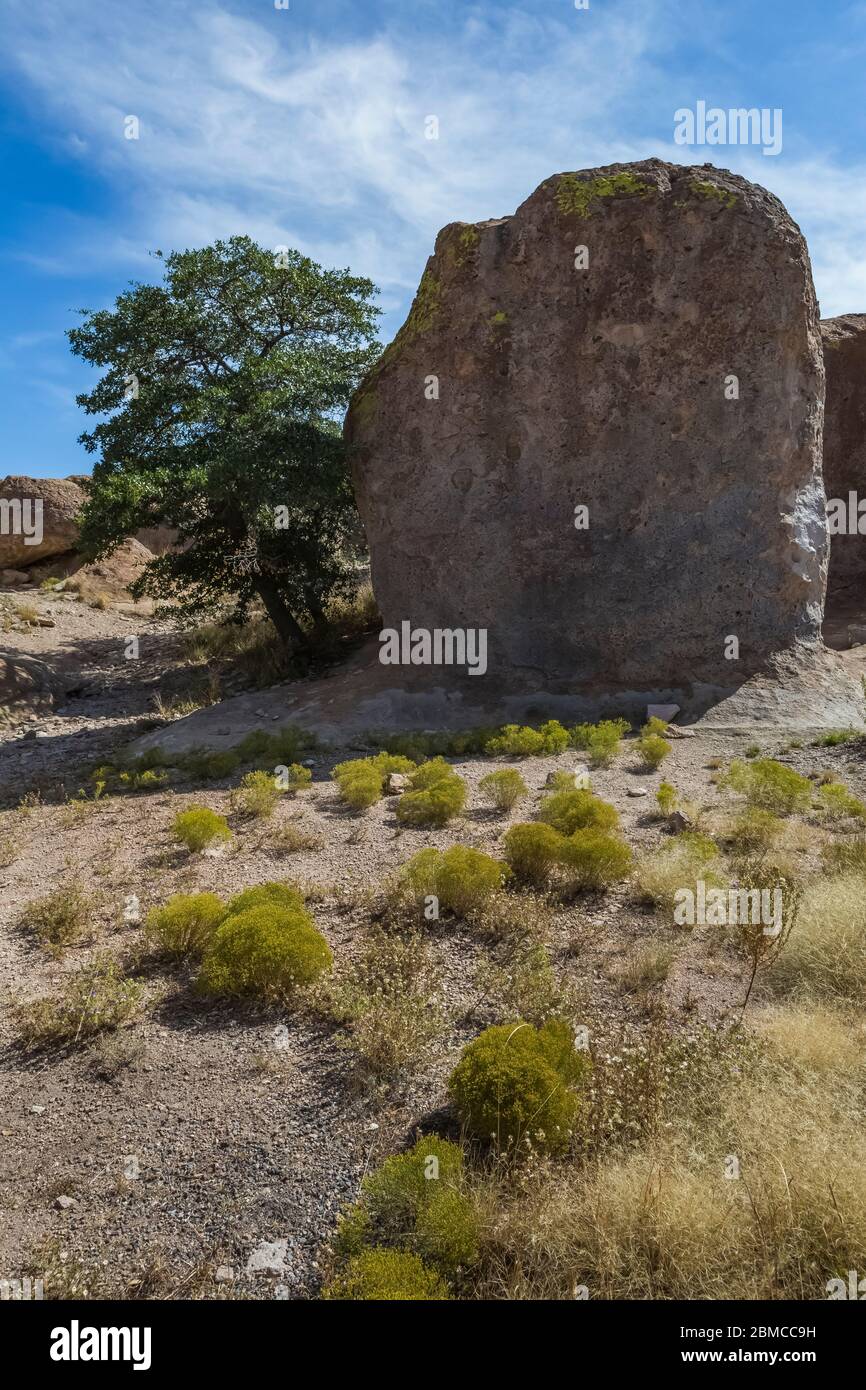 34.9 million years ago, a huge volcano eruption deposited the rock that ...