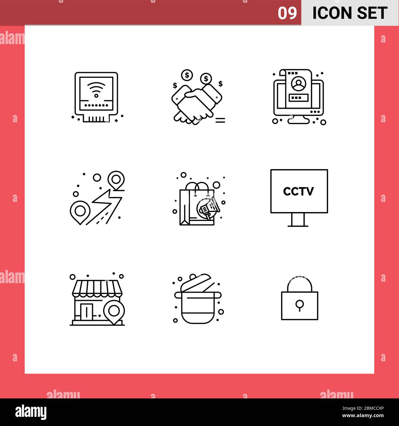 Selling screen Stock Vector Images - Alamy