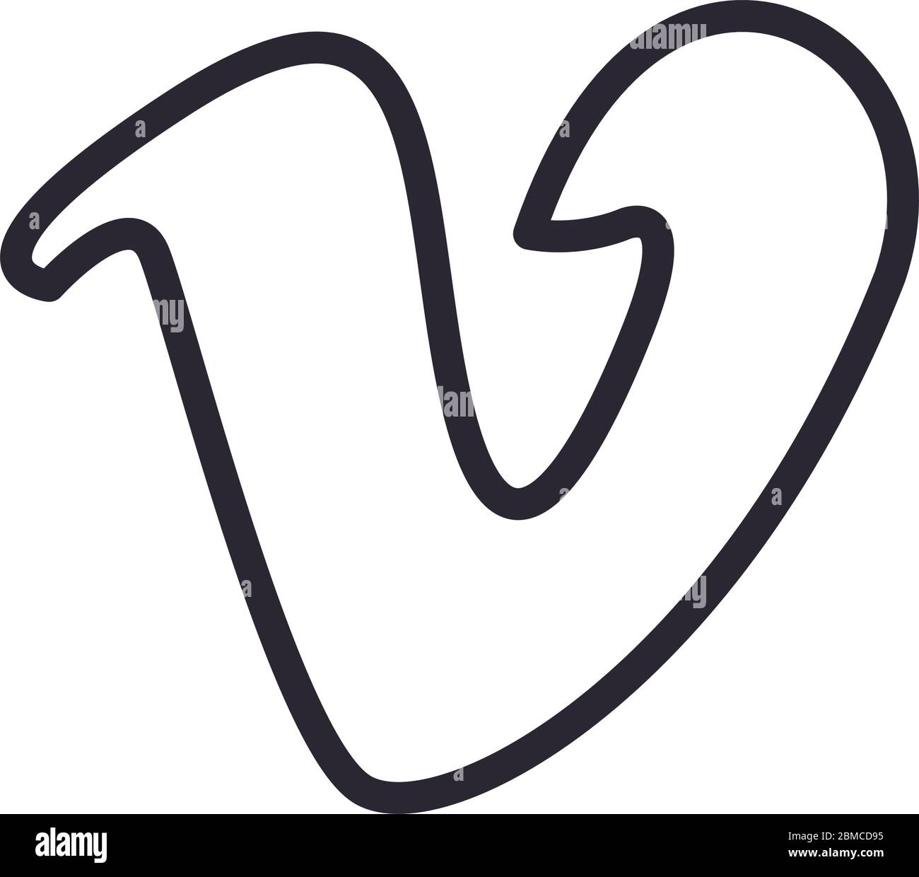 vine line style icon design, Social media multimedia communication and ...