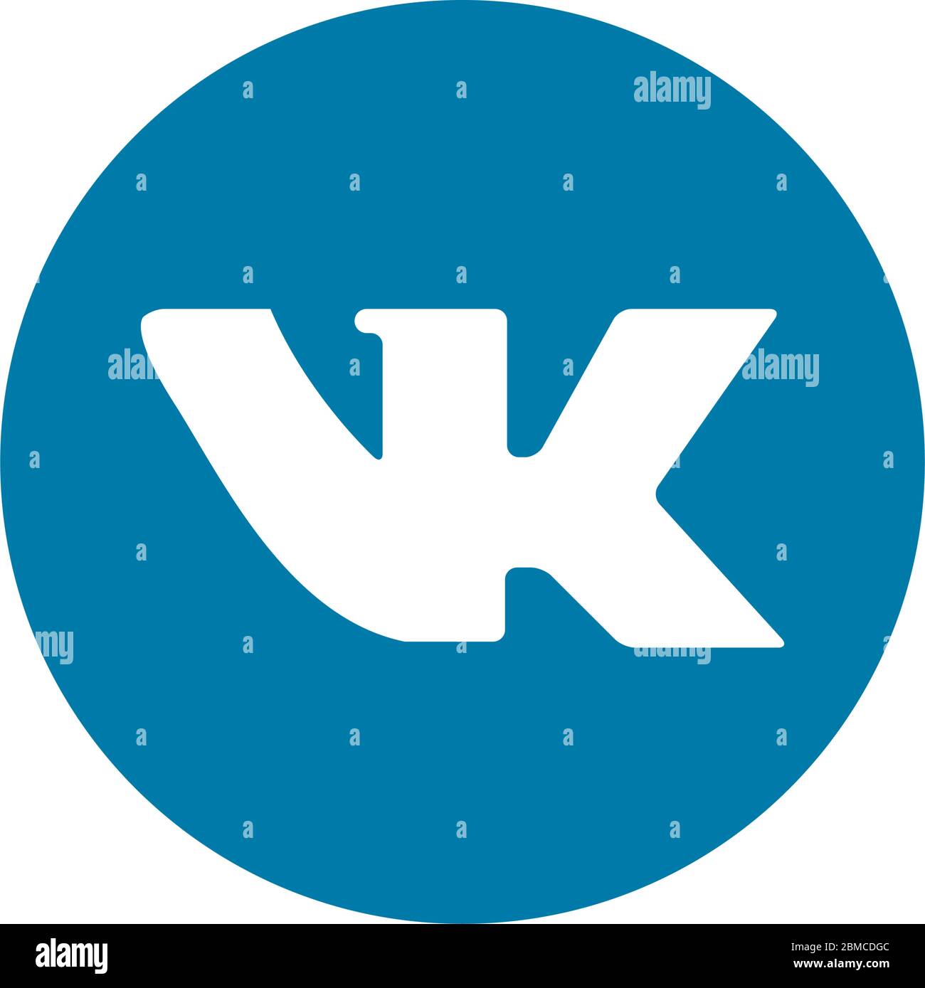 vk flat style icon design, Social media multimedia communication and ...