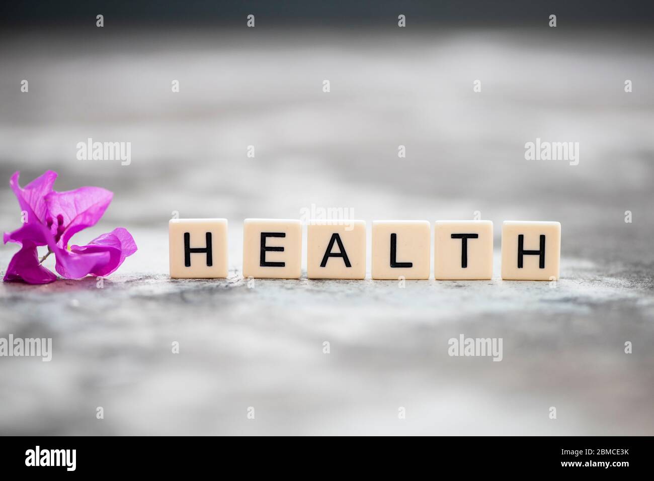 Health in block letters Stock Photo - Alamy