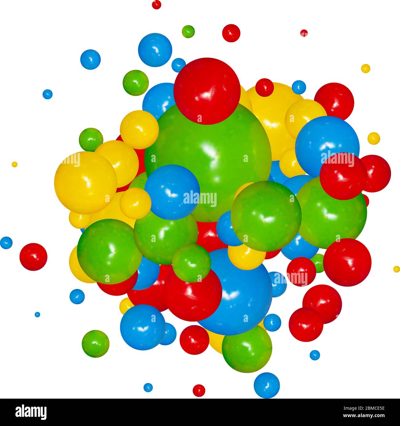 Colored balls background. Vector eps 10 Stock Vector Image & Art - Alamy