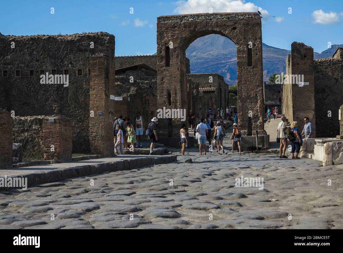 The ancient city of Pompeii, in Southern Italy Stock Photo - Alamy