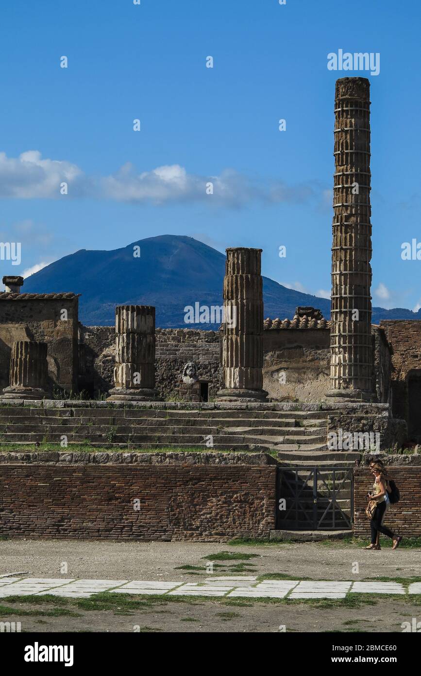 The ancient city of Pompeii, in Southern Italy Stock Photo - Alamy