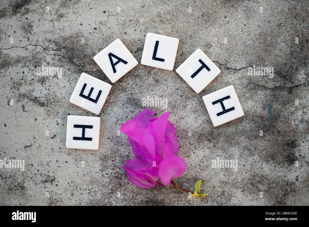 Health in block letters Stock Photo - Alamy