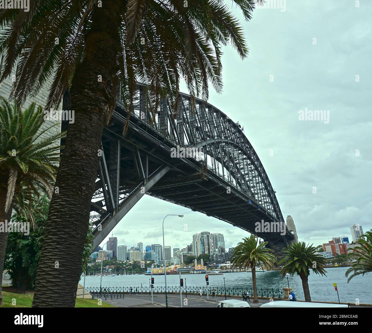 Sydney harbor bridge with cars hi-res stock photography and images - Alamy