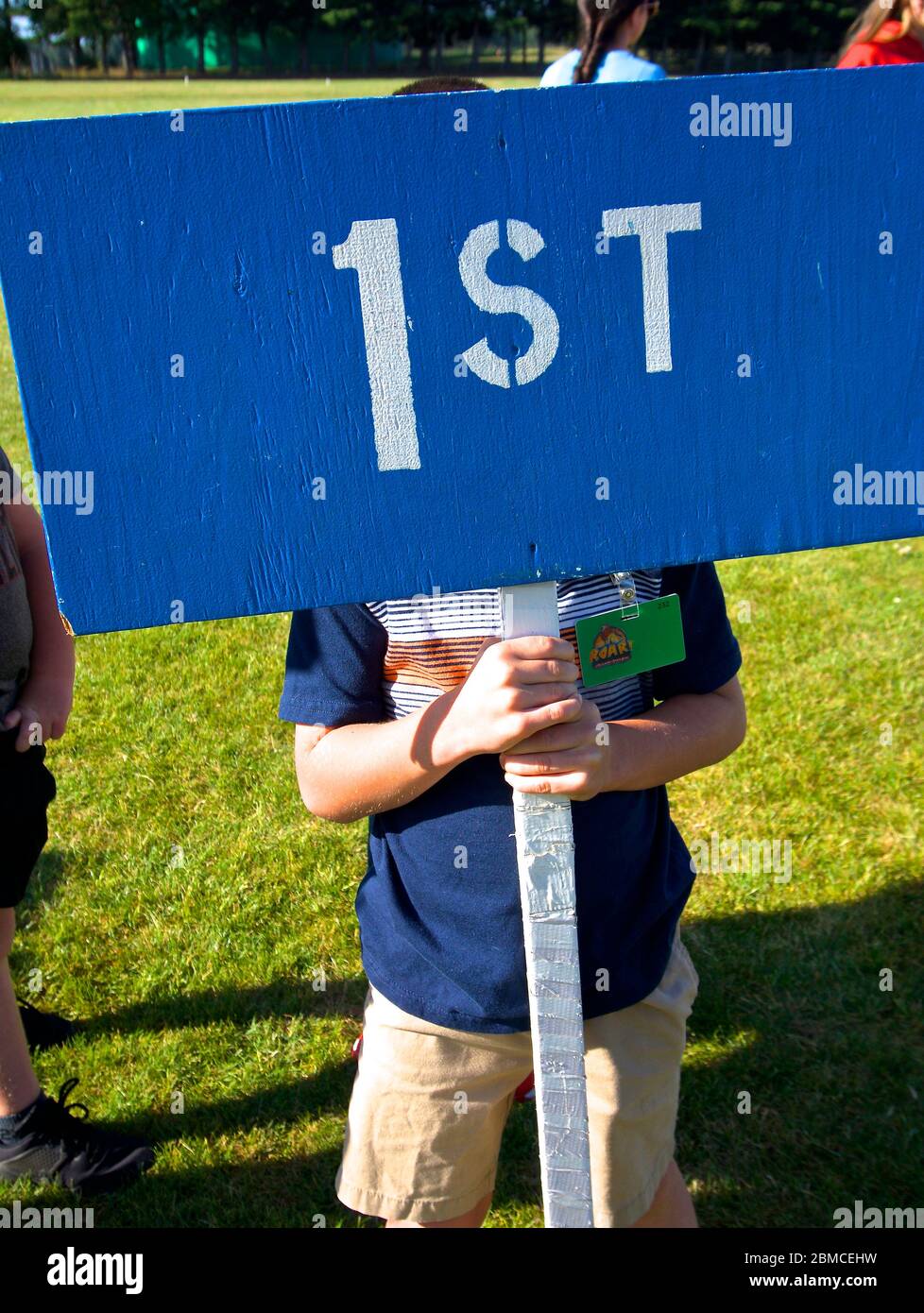 1st Grade Sign Stock Photo - Alamy