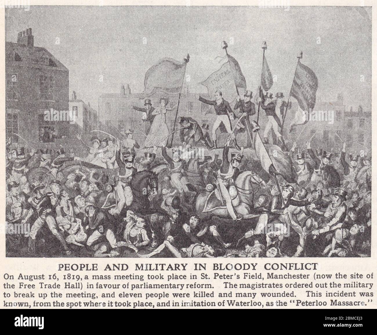1819 peterloo massacre hi-res stock photography and images - Alamy