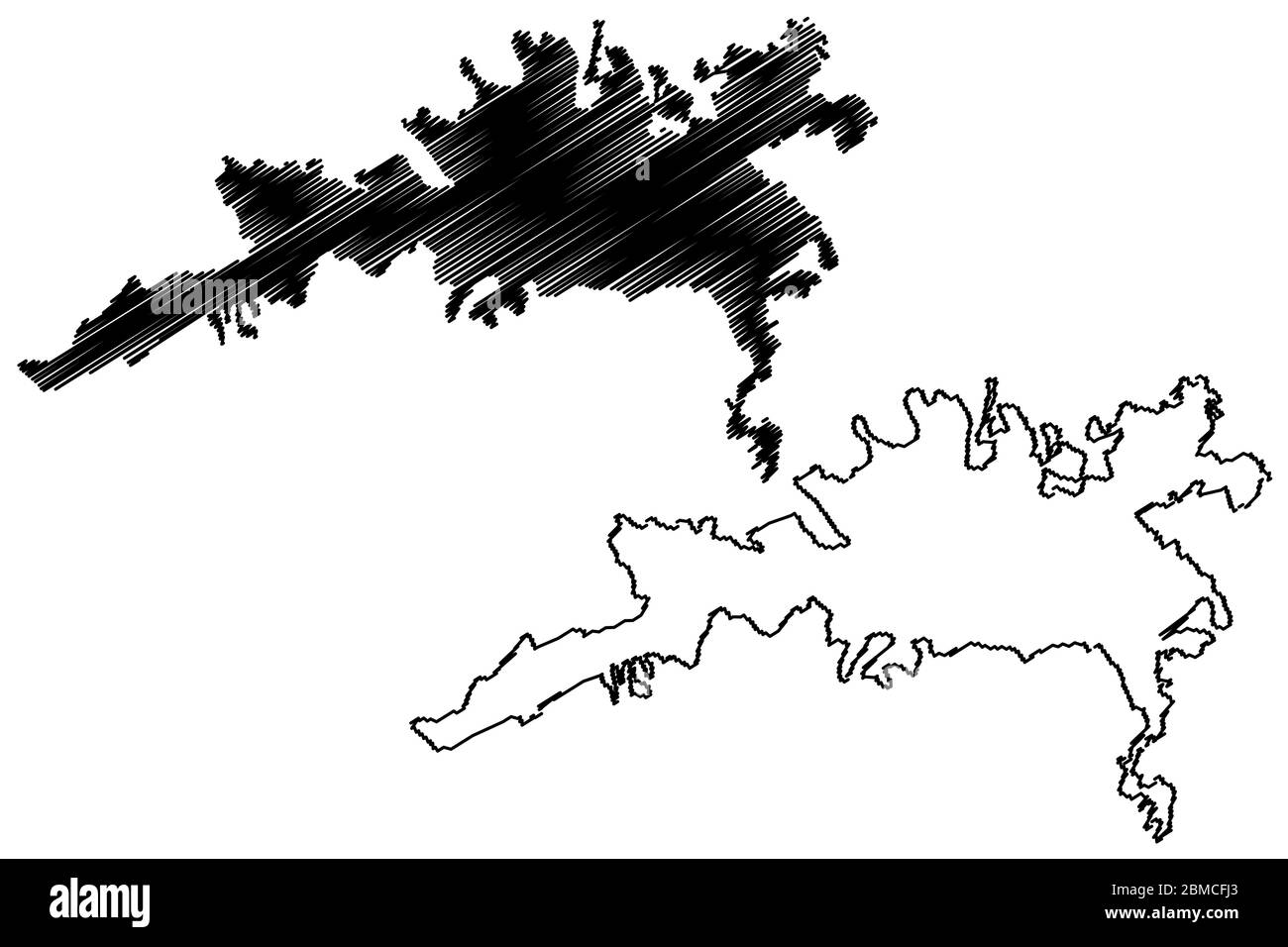 Elazig City (Republic of Turkey, Eastern Anatolia Region) map vector ...