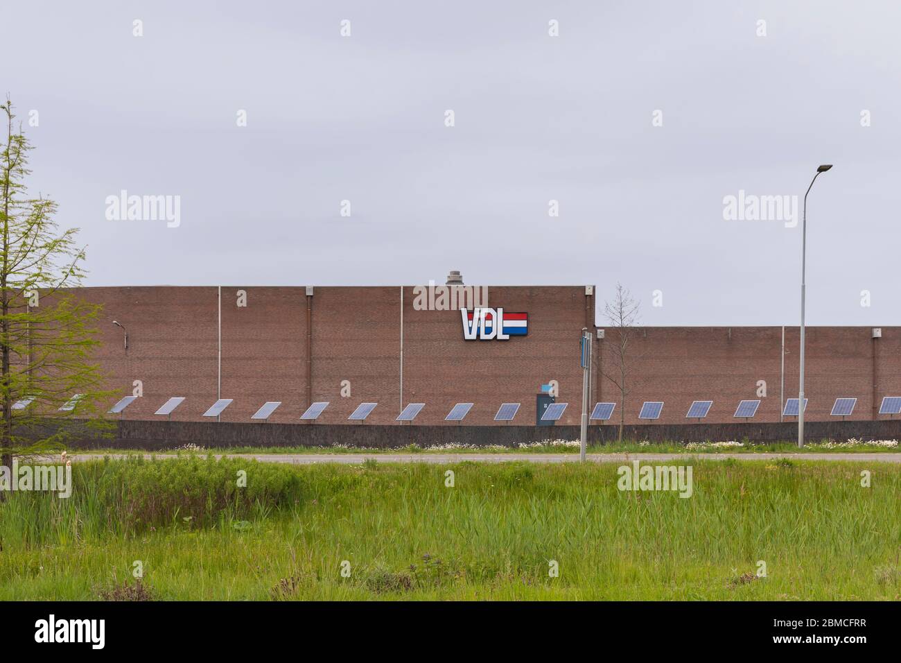 Veldhoven, The Netherlands, May 8th 2020. VDL company with its logo in ...