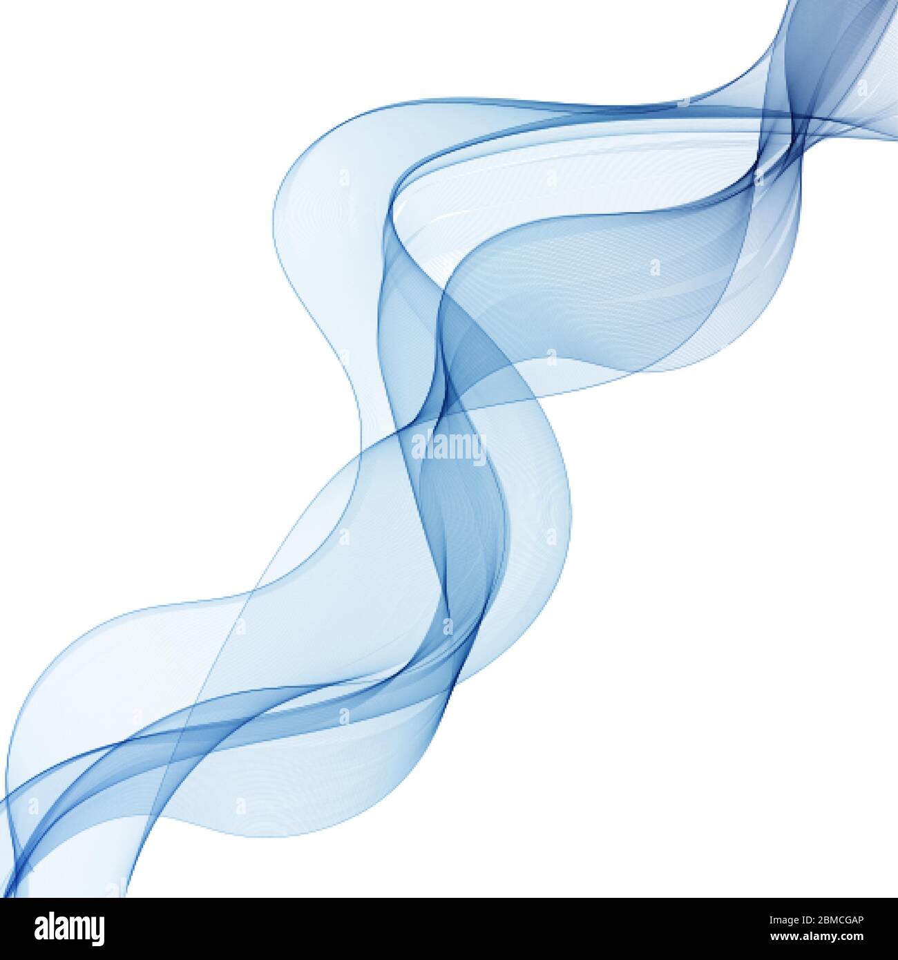 blue abstract wave. vector curved lines Stock Vector Image & Art - Alamy