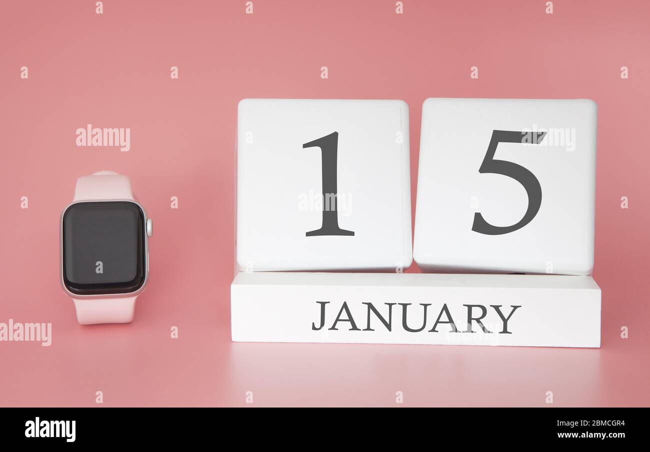 January 15 day of month. Calendar for those who keep track of time ...