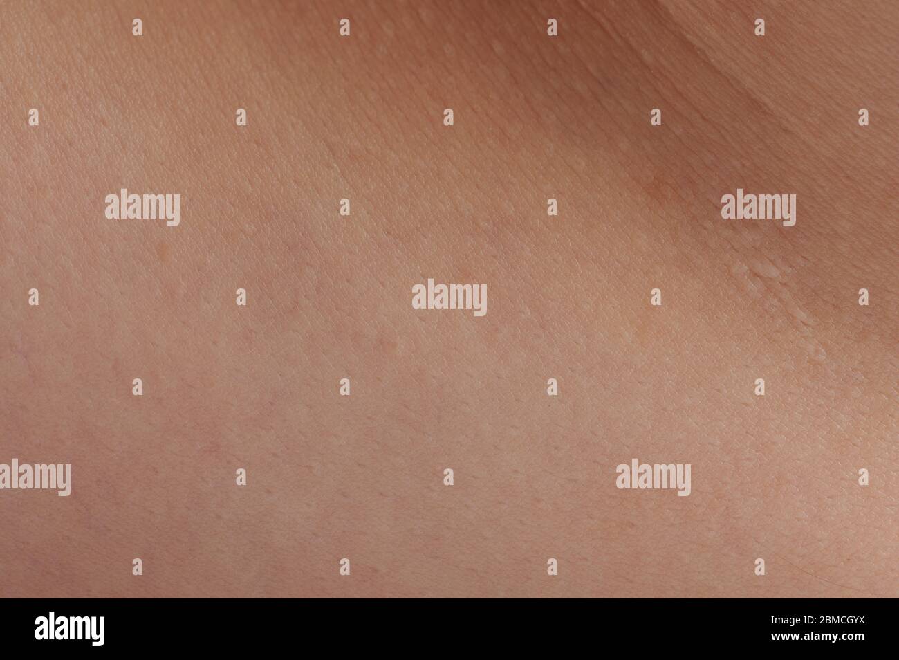 Brown healthy human skin flat close up view Stock Photo - Alamy