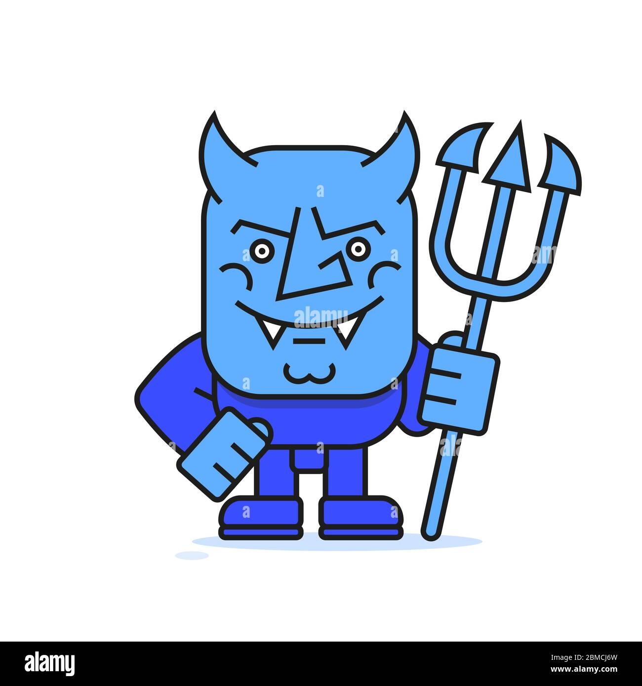 devil Vector Illustration Suitable For Greeting Card, Poster Or T-shirt ...