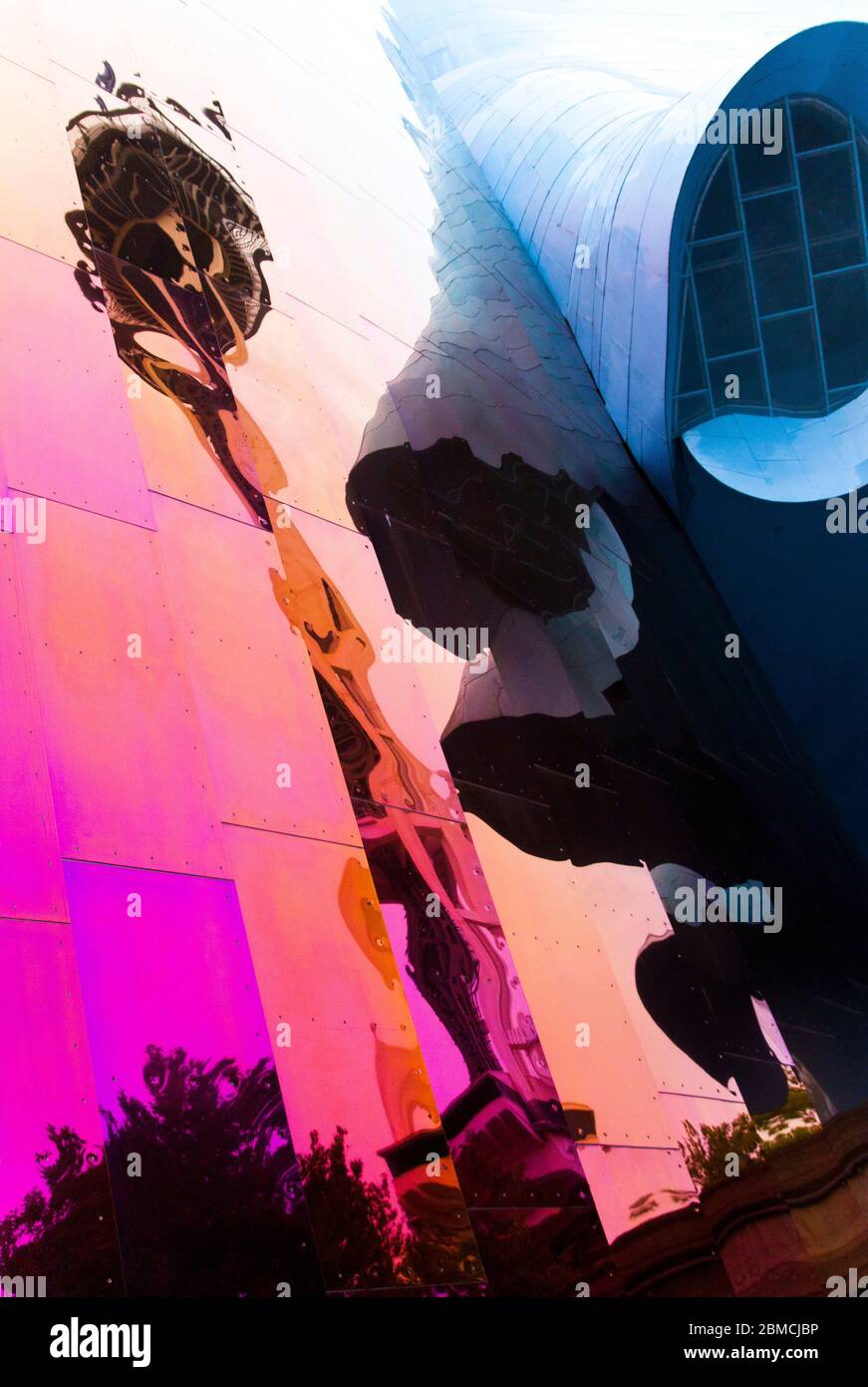 Space needle abstraction hi-res stock photography and images - Alamy