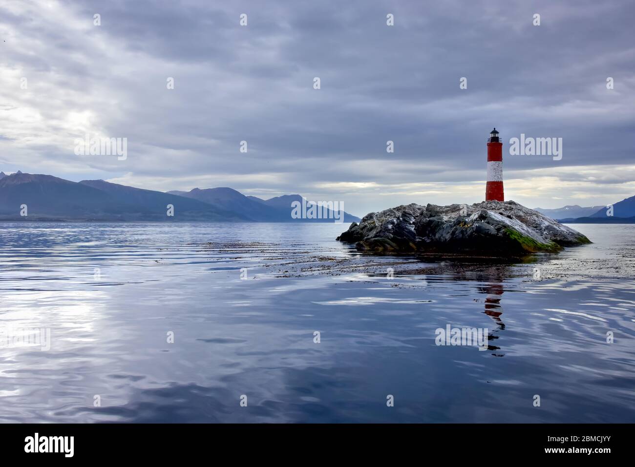 les Eclaireurs Lighthouse, in the Beagle Channel, near Ushuaia ...