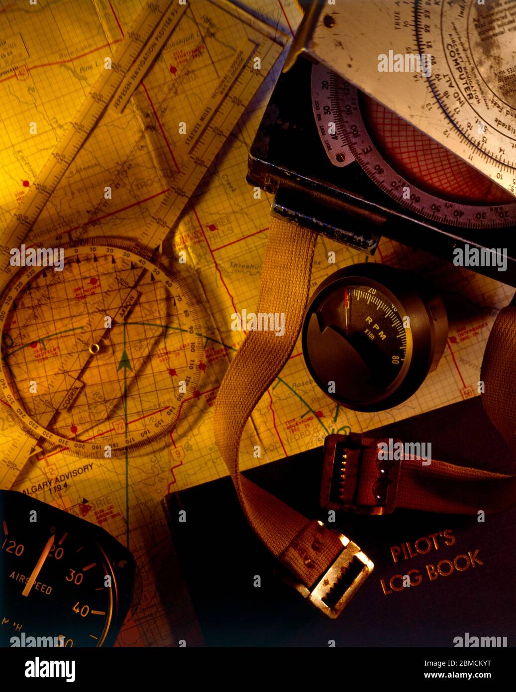 Aviation protractor hi-res stock photography and images - Alamy