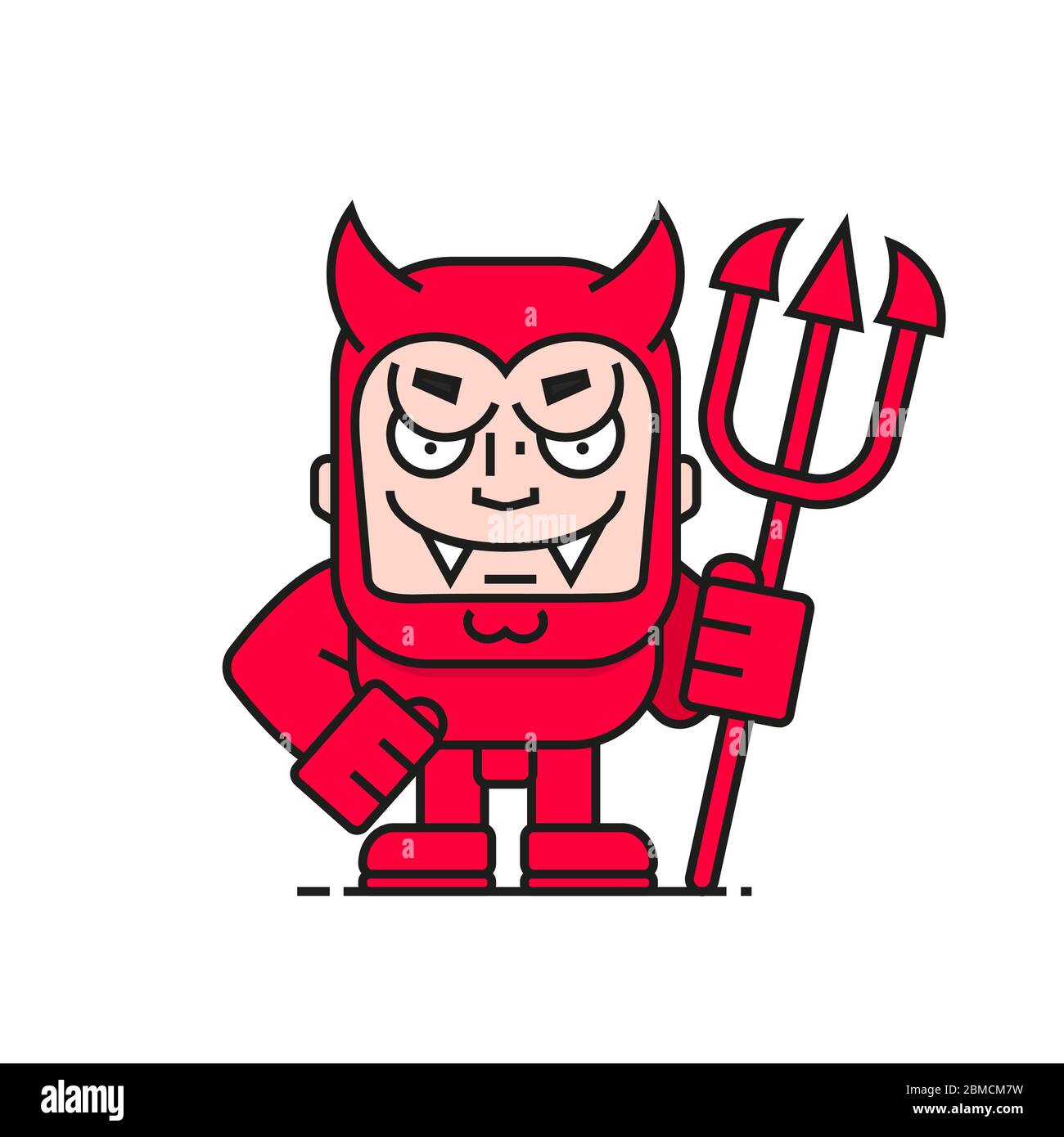 Devil Vector Illustration Suitable For Greeting Card, Poster Or T-shirt ...