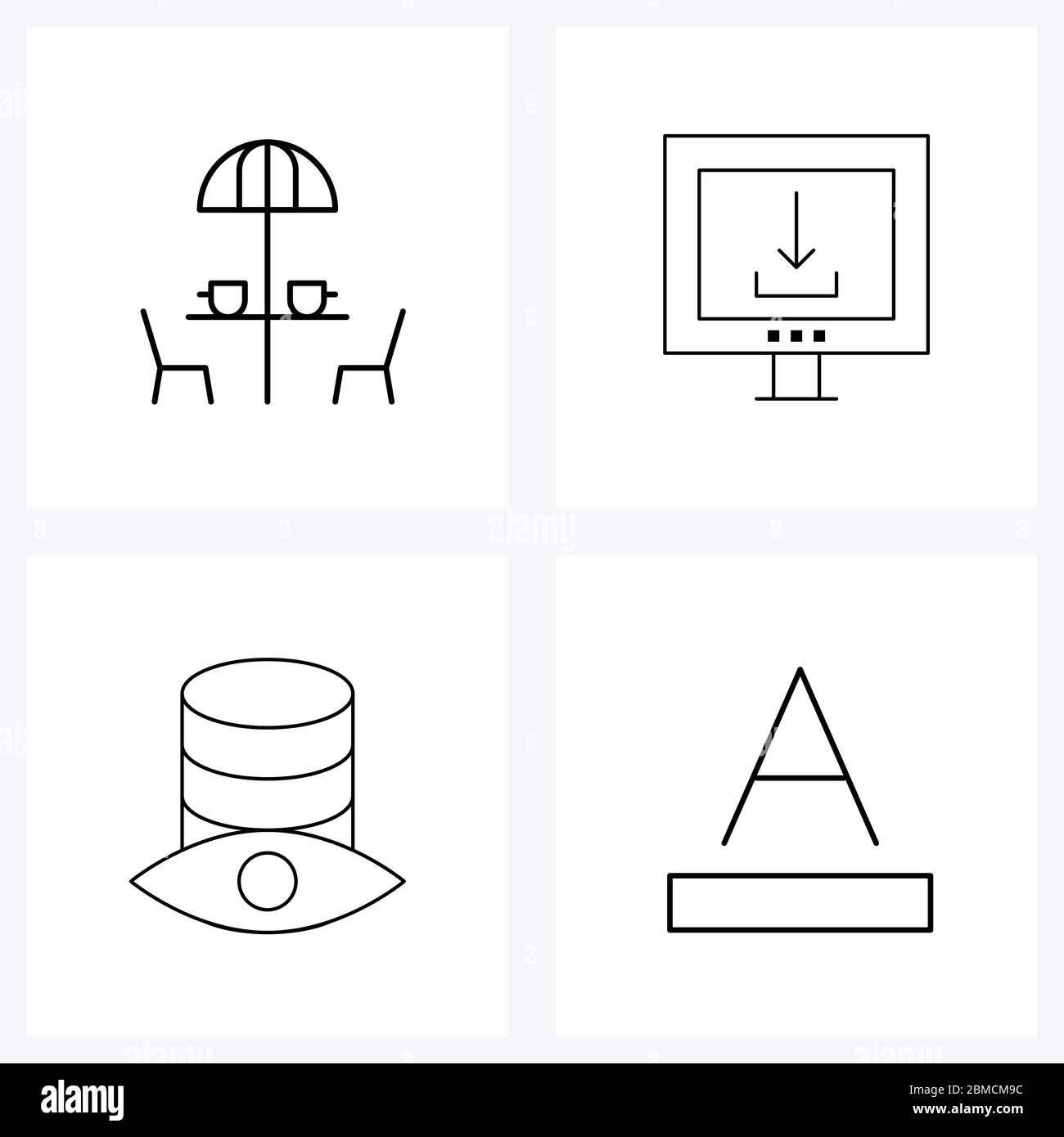 Business intelligence format Stock Vector Images - Alamy