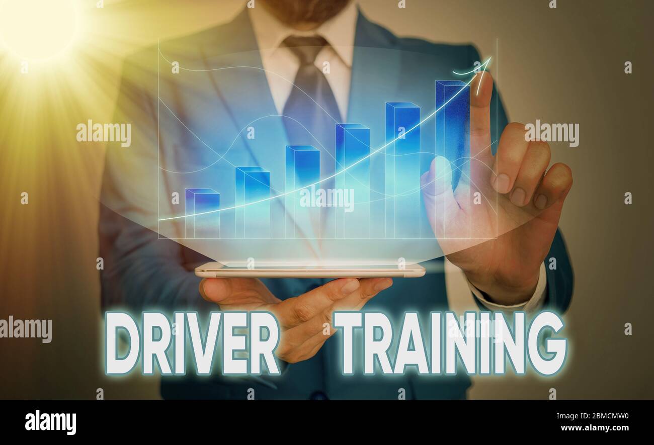Handwriting text Driver Training. Conceptual photo prepares a new ...