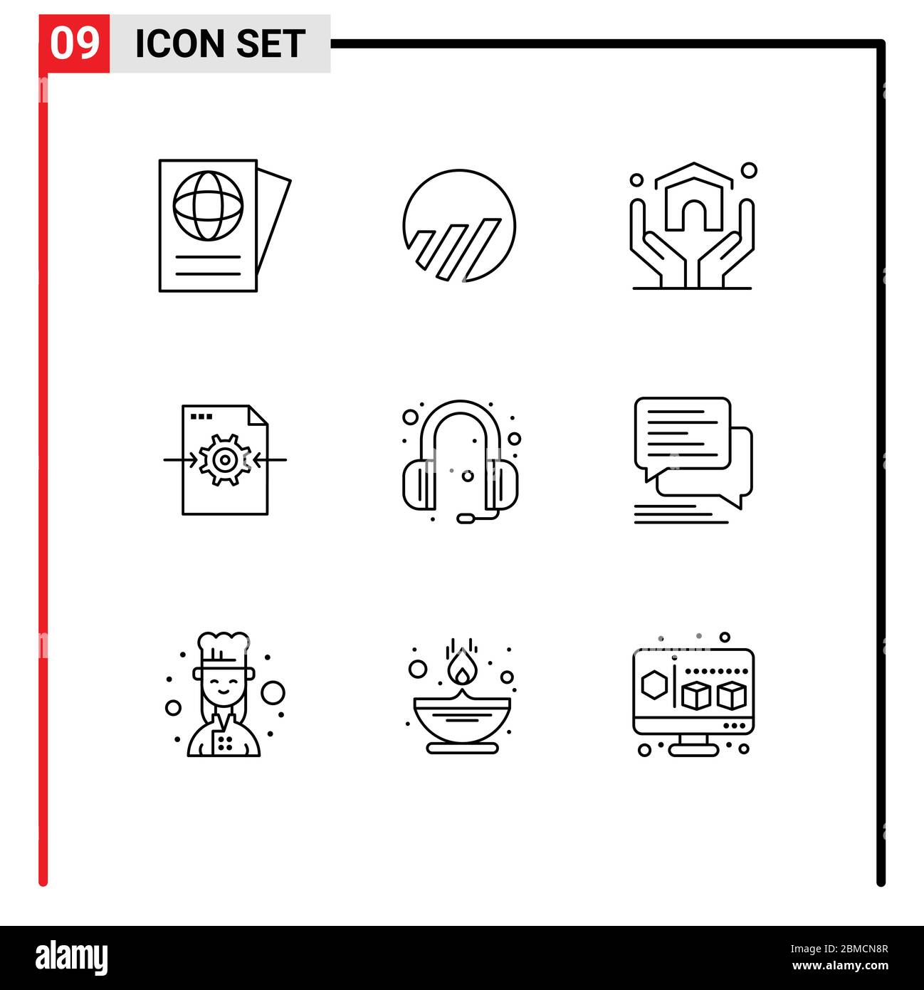 Communications symbols Cut Out Stock Images & Pictures - Alamy