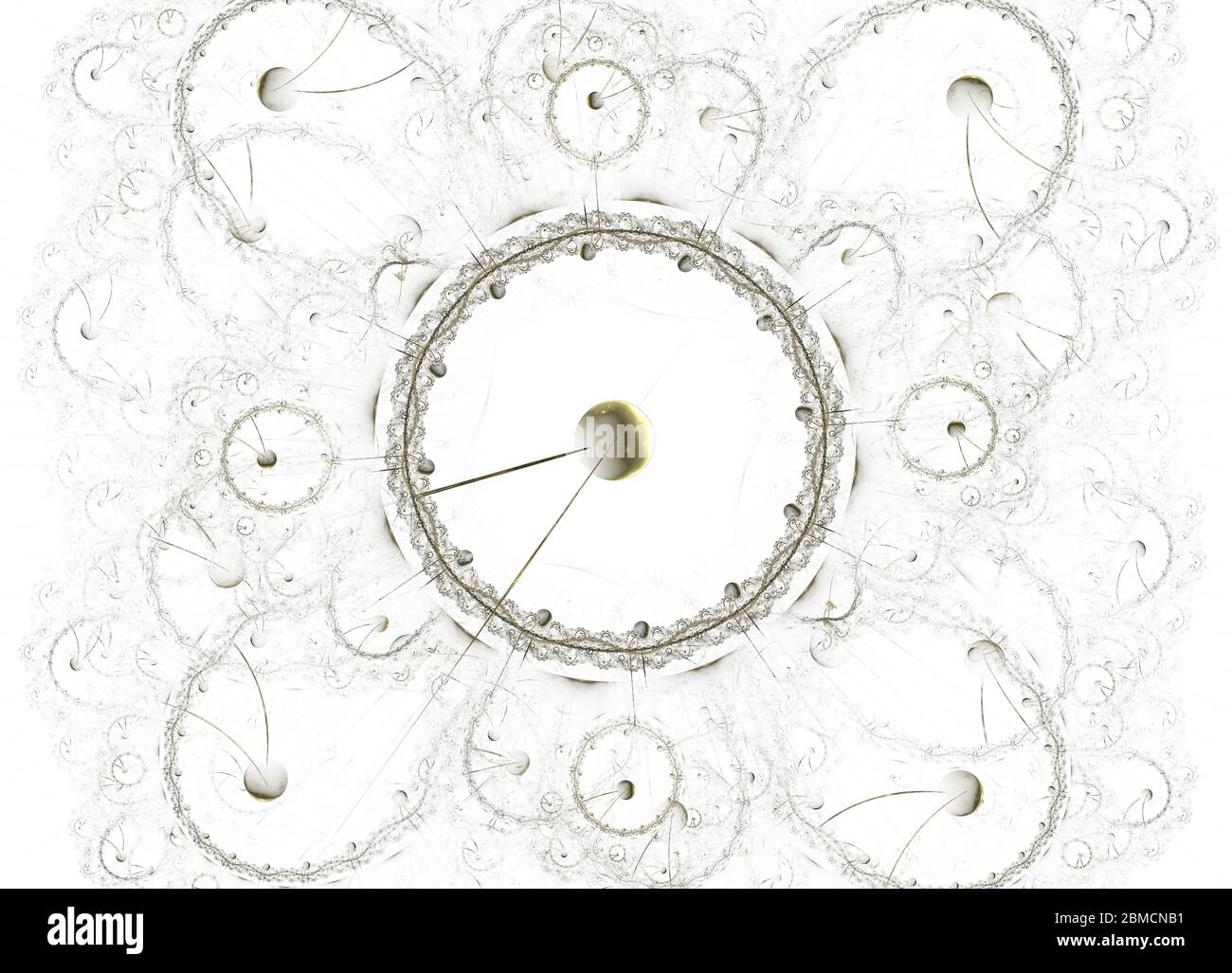 Lacy colorful clockwork pattern. Digital fractal art design. Abstract ...