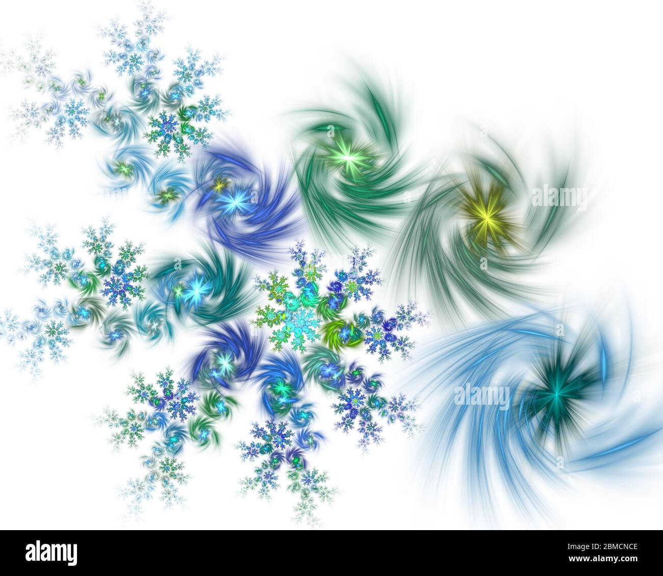 Colorful shiny vortex lines. Abstract holiday background. Fantastic light effect. Digital ...