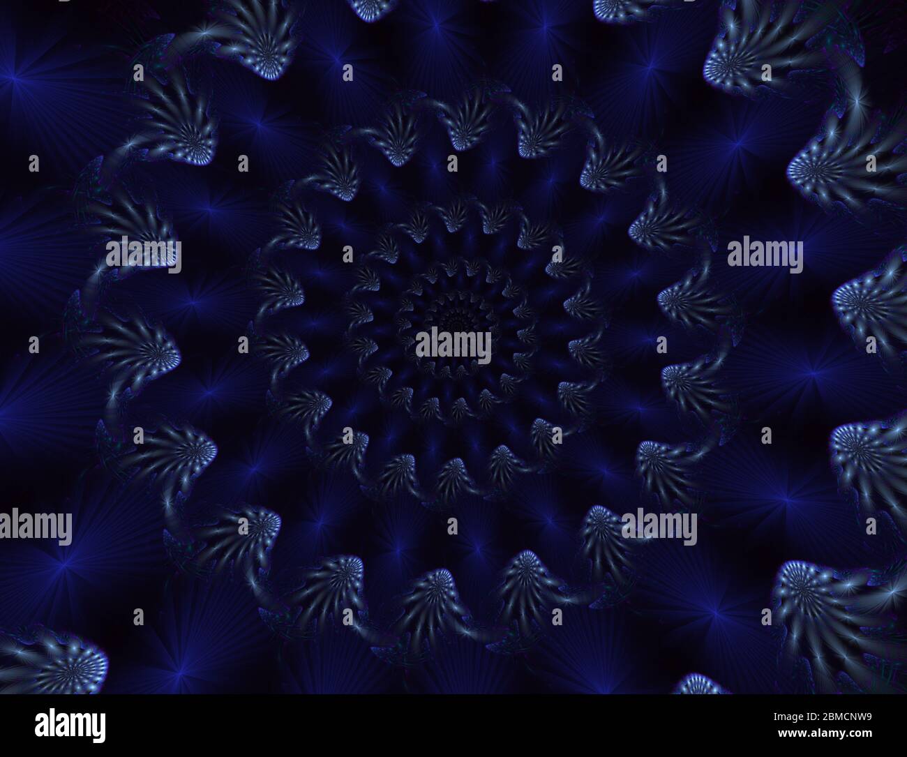 Spiral Fractal Background Image, Blurred Bokeh Particles Illustration ...