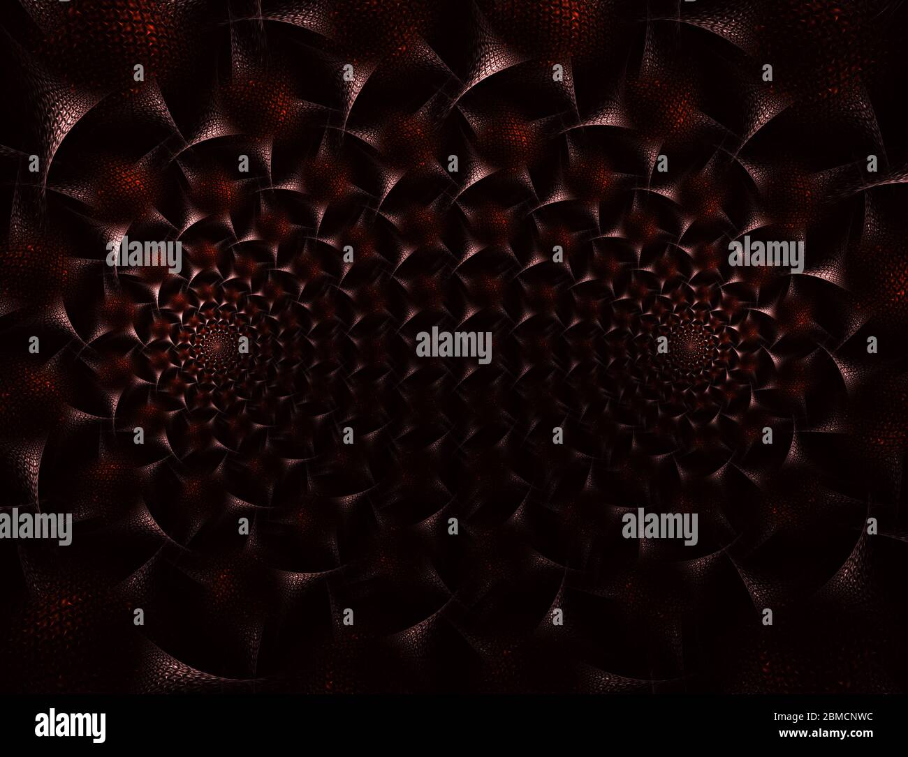 Spiral Fractal Background Image, Blurred Bokeh Particles Illustration ...