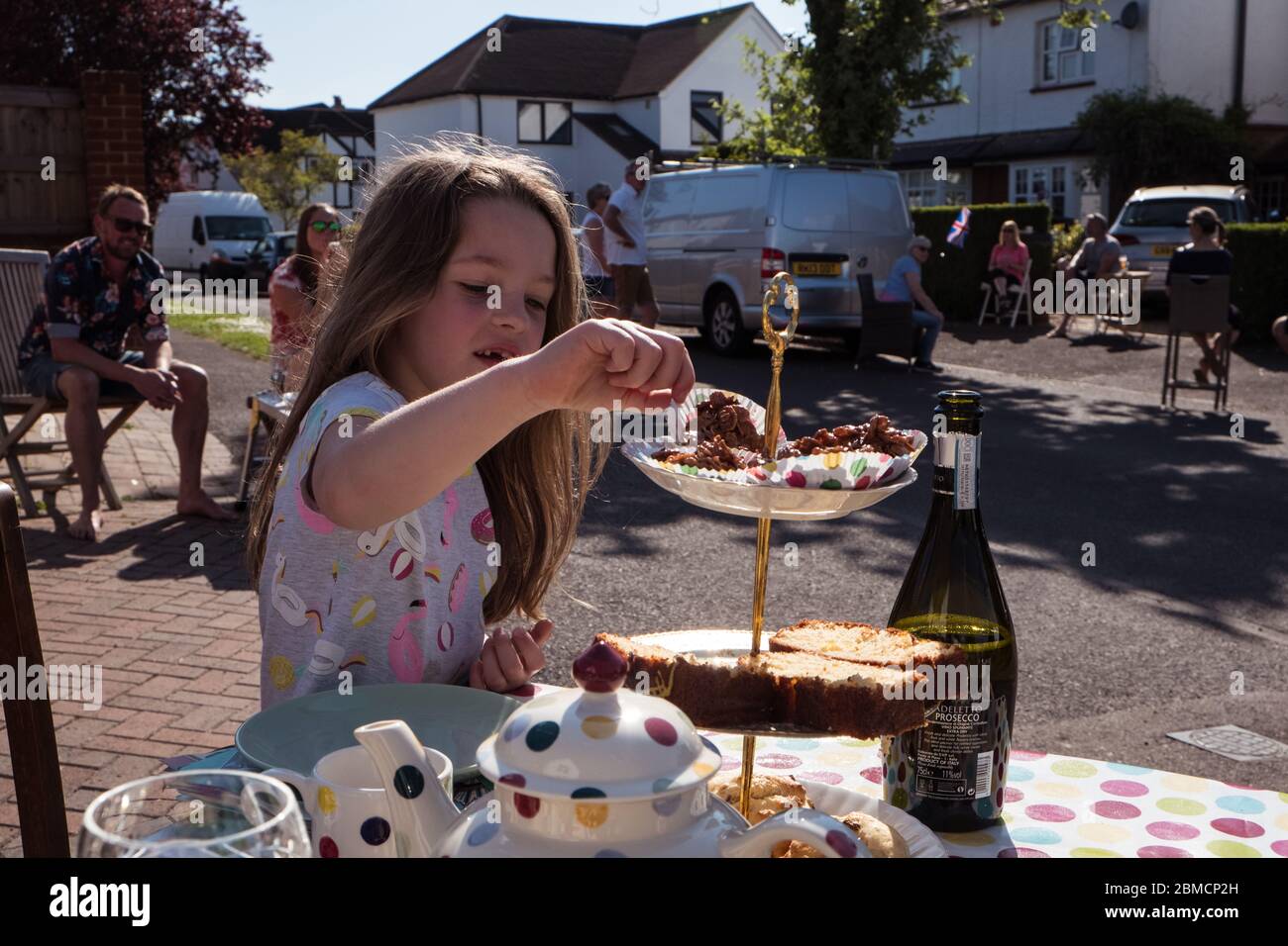 VE Day street party Stock Photo - Alamy