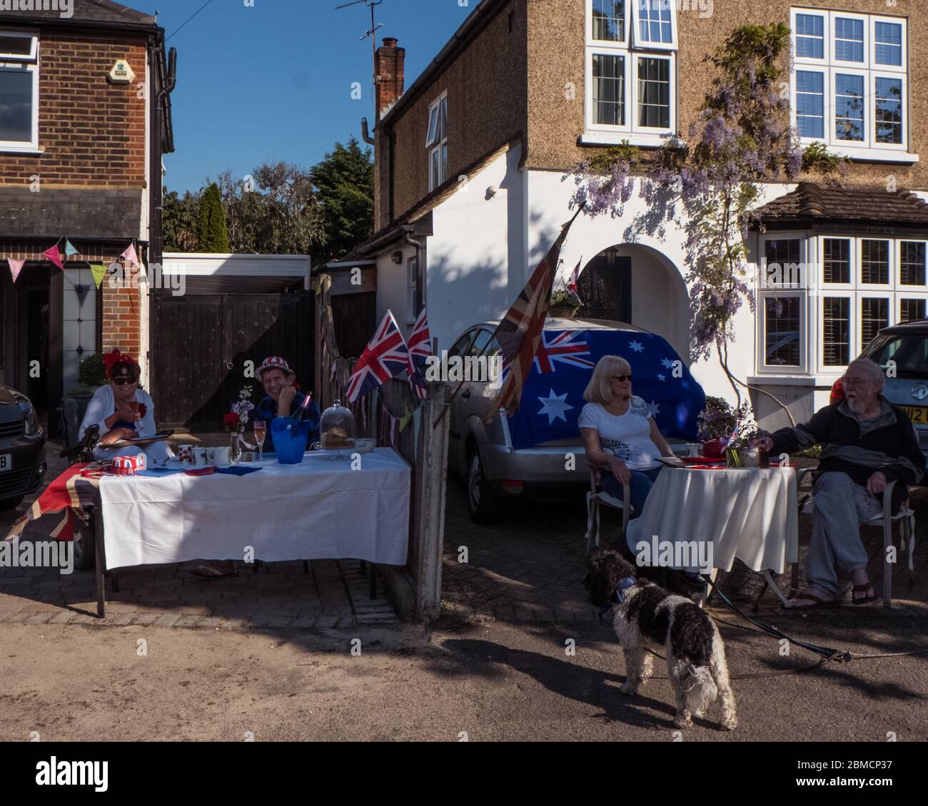 VE Day street party Stock Photo - Alamy