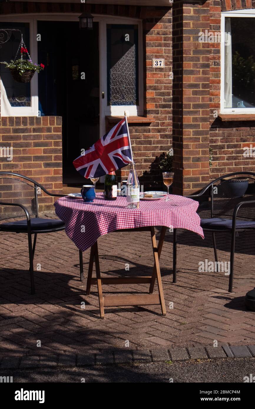 VE Day street party Stock Photo - Alamy