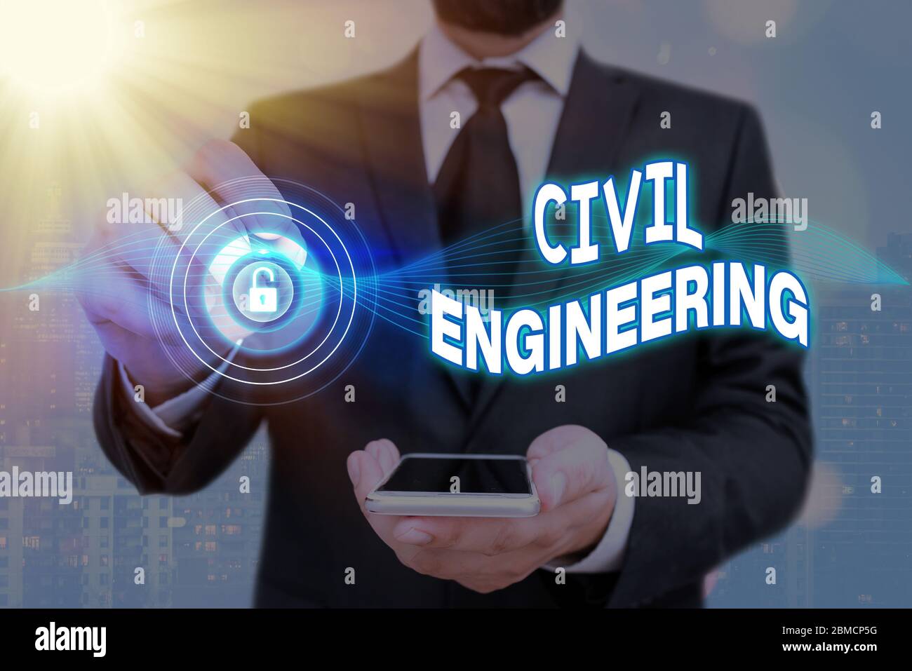 Handwriting text Civil Engineering. Conceptual photo Planning Design ...