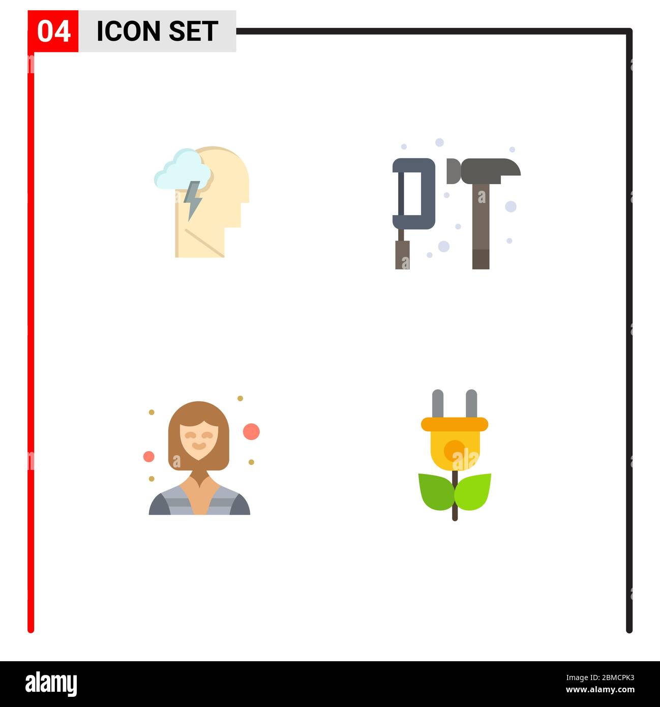 Engineer construction woman Stock Vector Images - Alamy