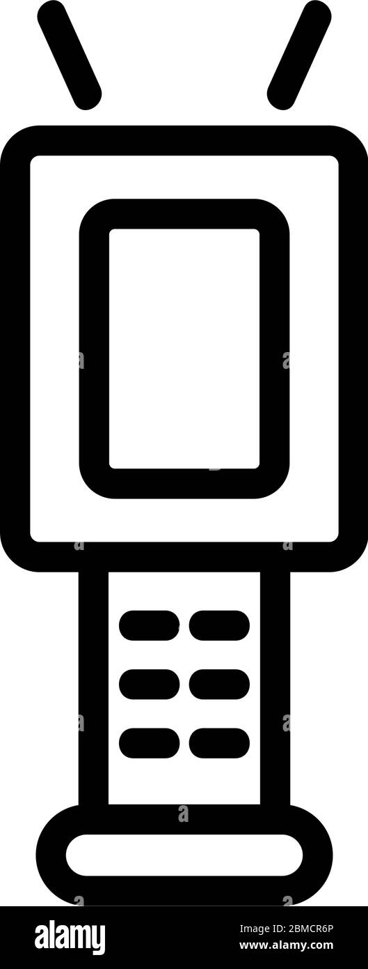 image barcode scanner icon vector outline illustration Stock Vector ...