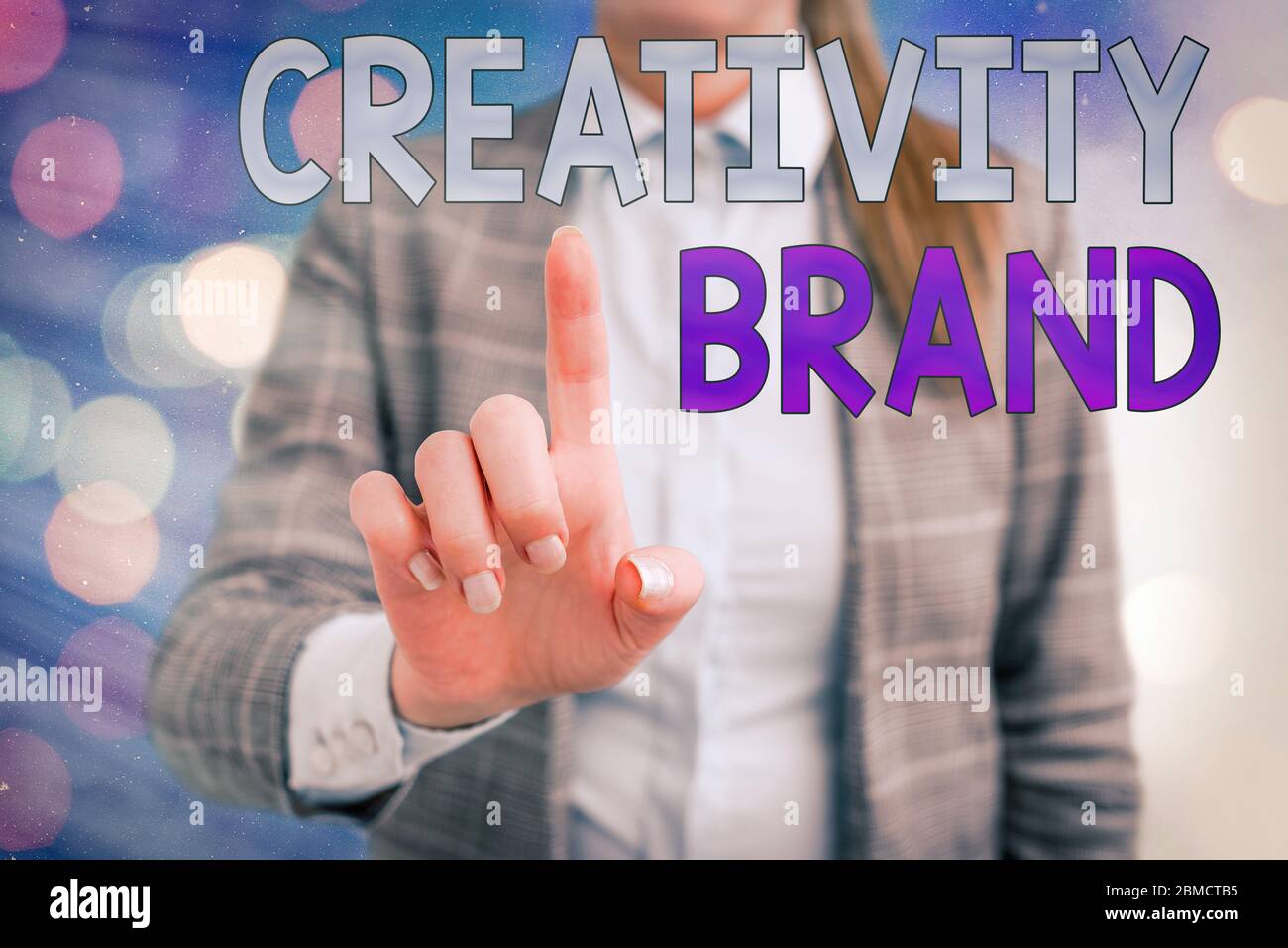 Handwriting text writing Creativity Brand. Conceptual photo design name ...