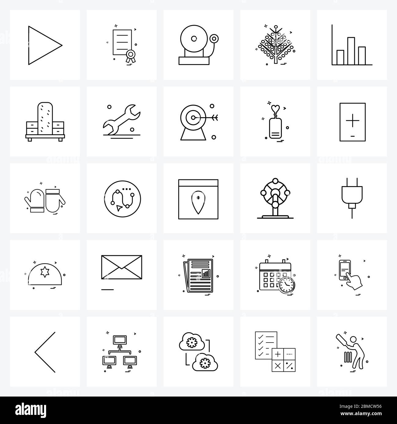 25 Universal Line Icon Pixel Perfect Symbols of award, graph, bell ... 25 Universal Line Icon Pixel Perfect Symbols of award, graph, bell ...