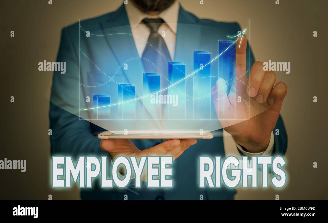 Handwriting text Employee Rights. Conceptual photo All employees have ...