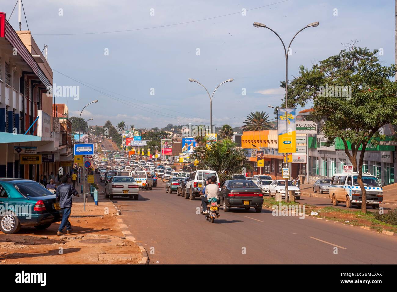 Street scene in Kampala, the capital city of Uganda Stock Photo - Alamy