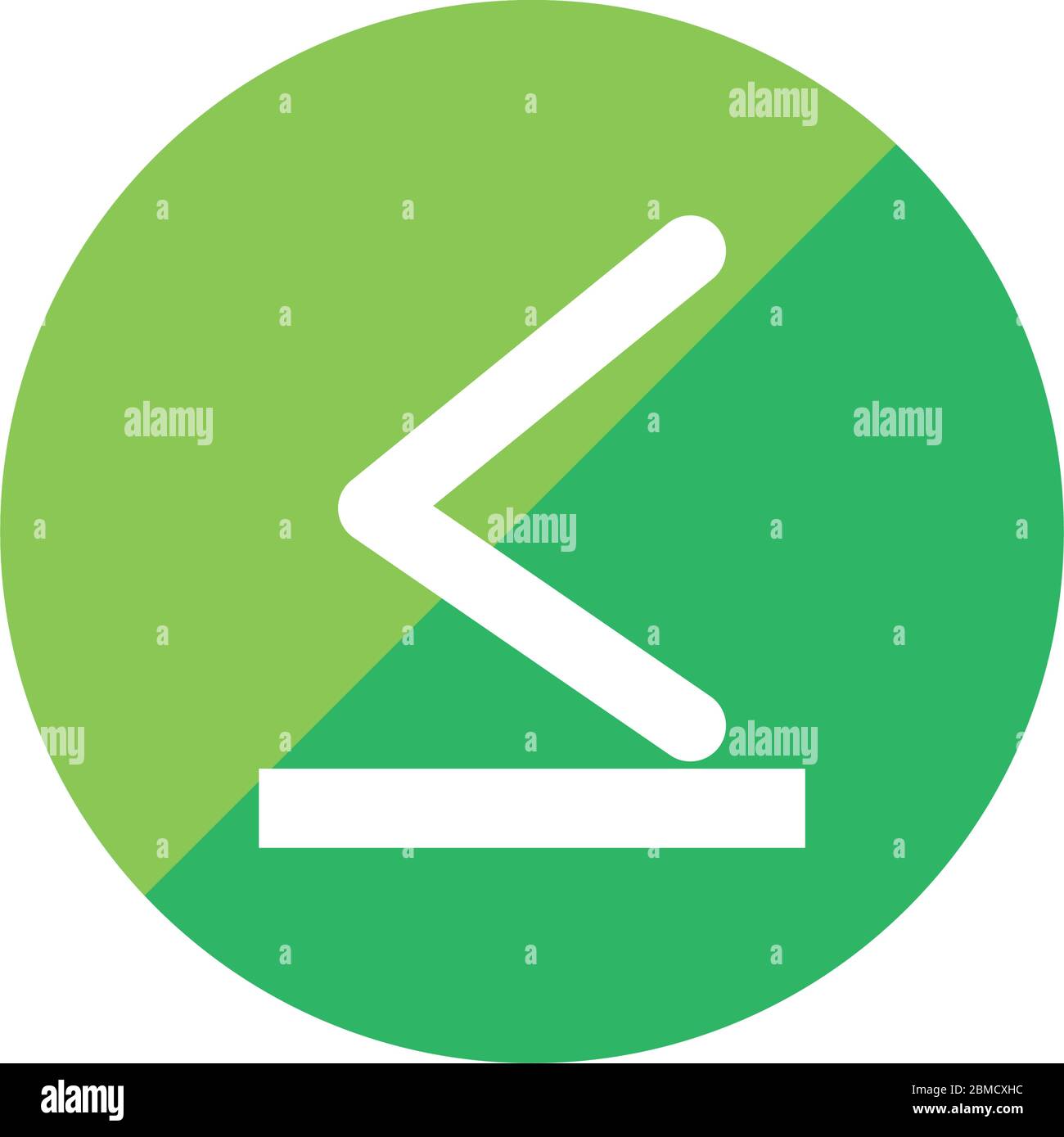 less than or equal to flat style icon design, Math finance and ...