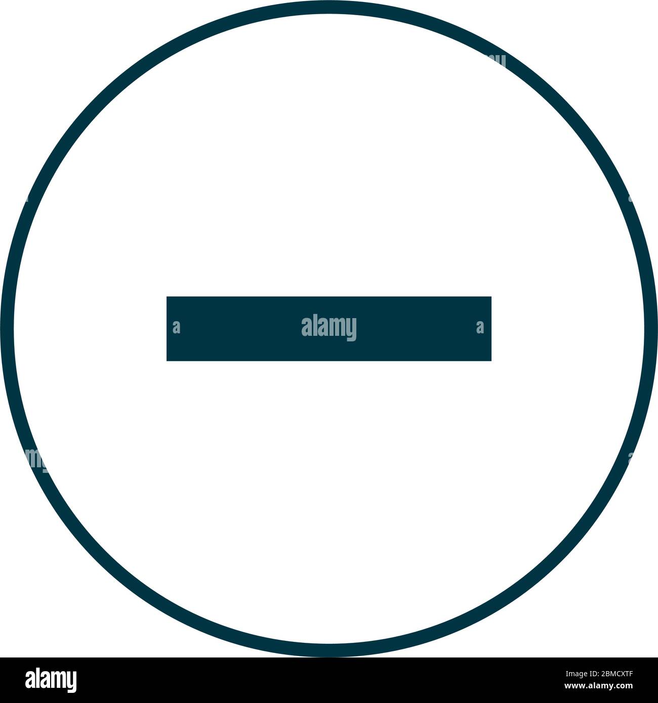 minus line style icon design, Math finance and education theme Vector ...