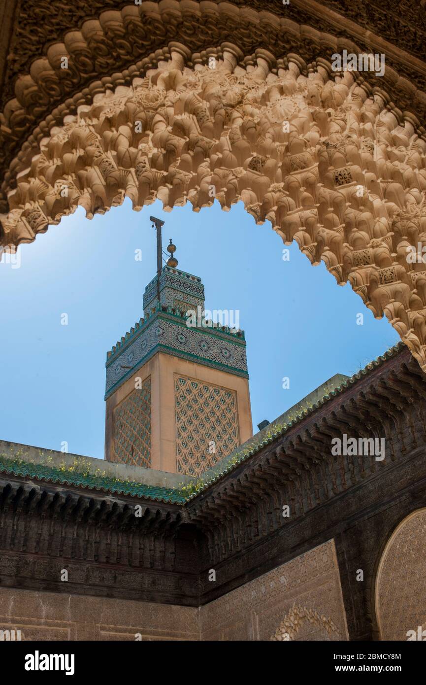 Minaret fez morocco hi-res stock photography and images - Alamy