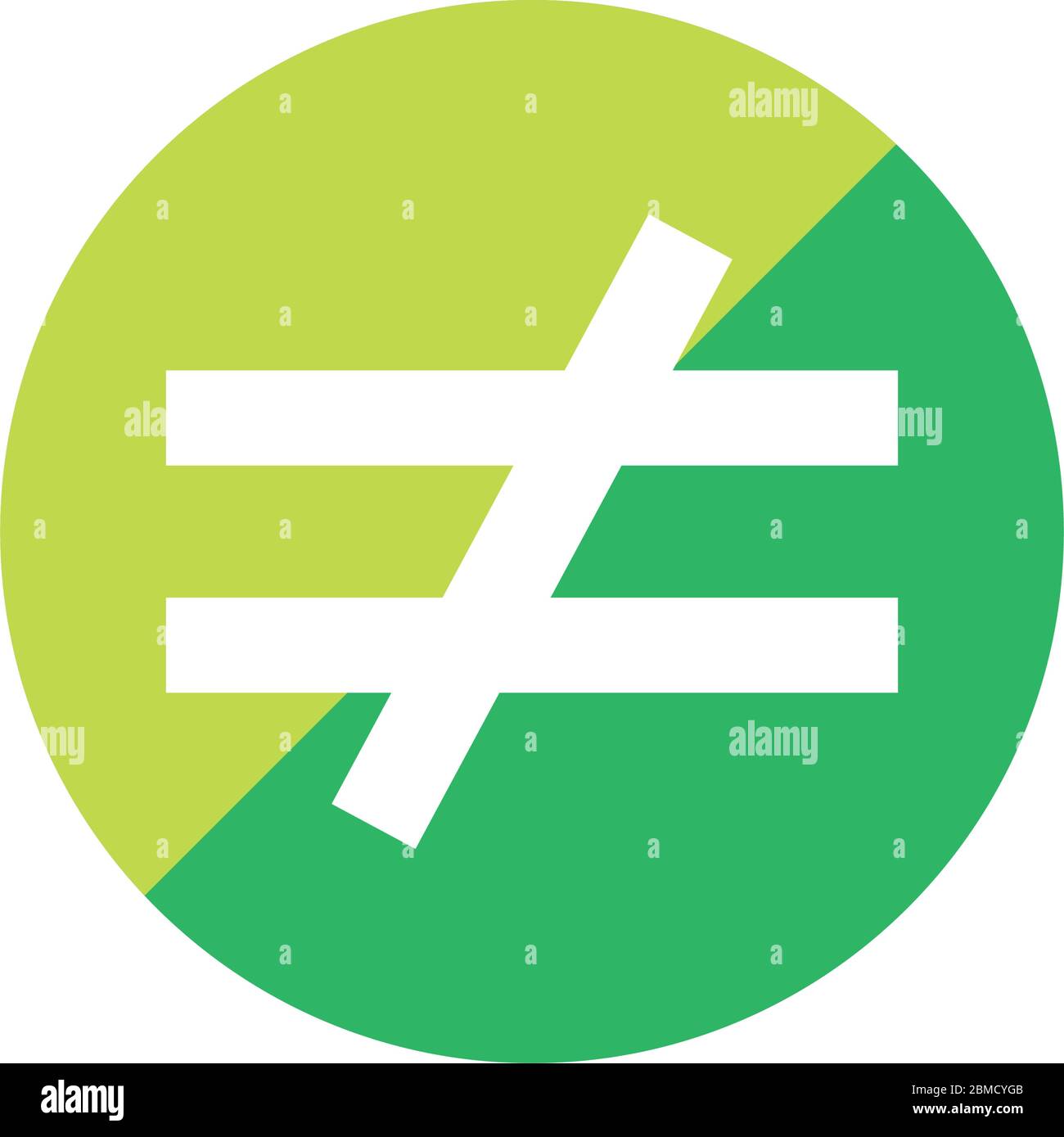 inequality flat style icon design, Math finance and education theme ...