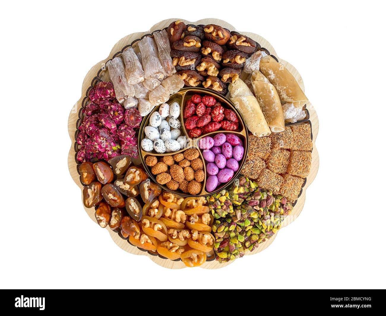 Colorful and various candies, Turkish delight, fruit candies in Turkey ...