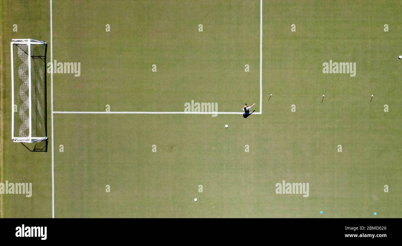 Los Angeles Football Club players participate in individual voluntary ...