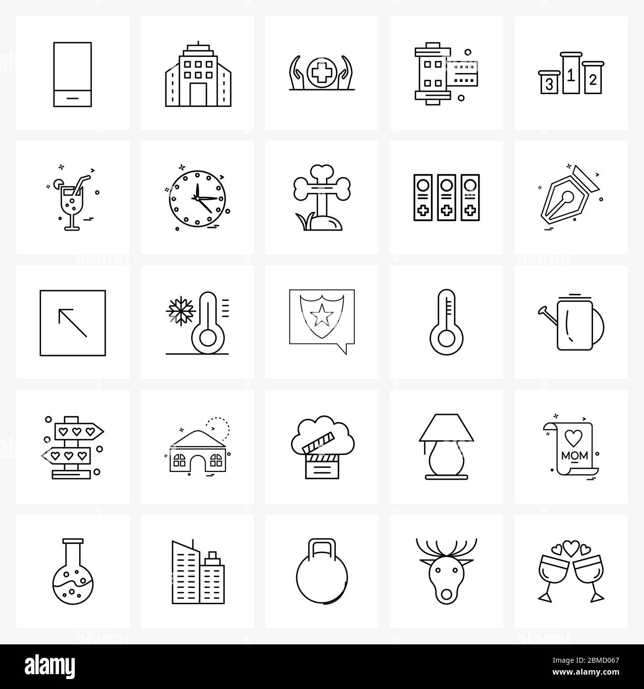 25 Universal Icons Pixel Perfect Symbols of sports, Olympics, science ...