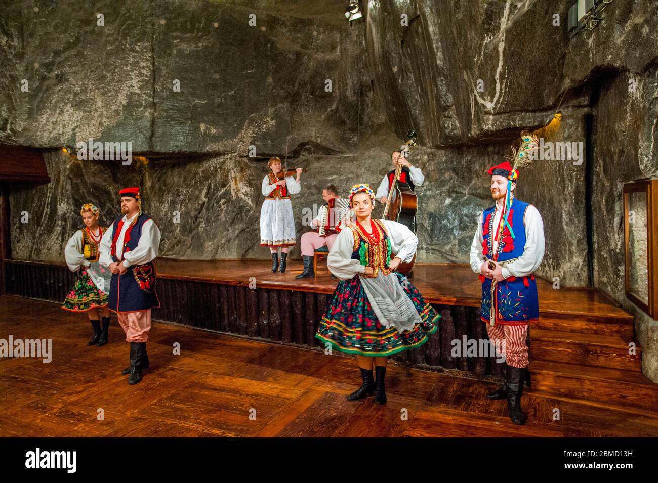 A performance of Polish Folk Dances at the Wieliczka Salt Mine (UNESCO ...