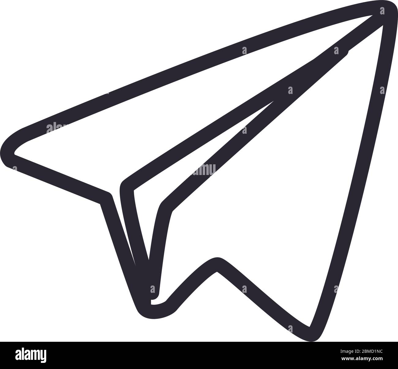 telegram line style icon design, Social media multimedia communication ...