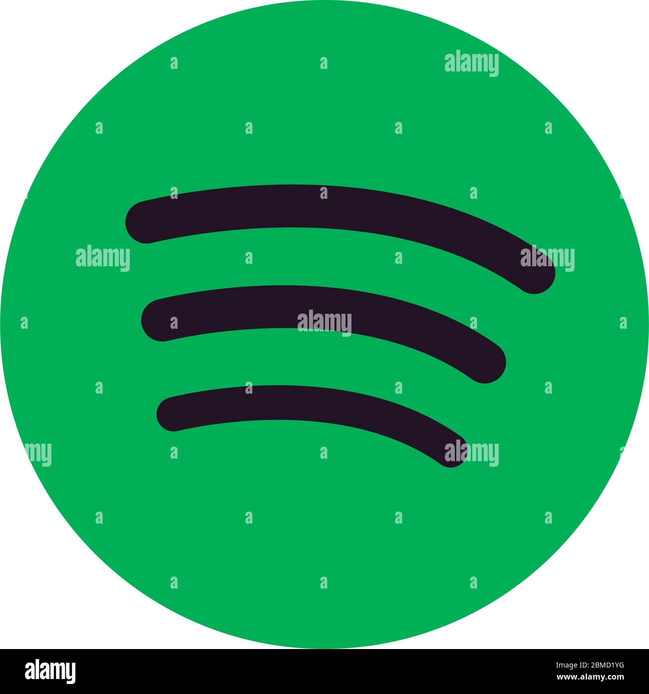 spotify flat style icon design, Social media multimedia communication ...